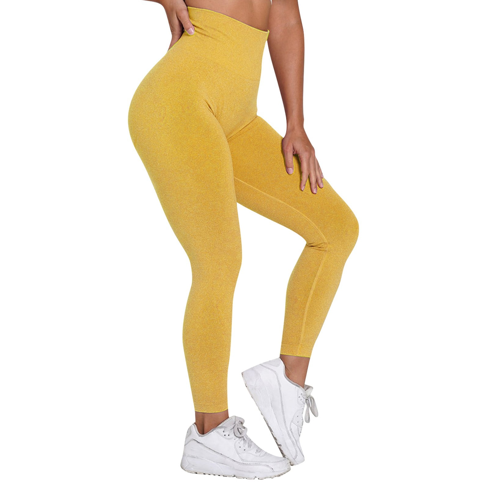 Knosfe Seamless Leggings For Women Scrunch Sports Tummy Control Gym