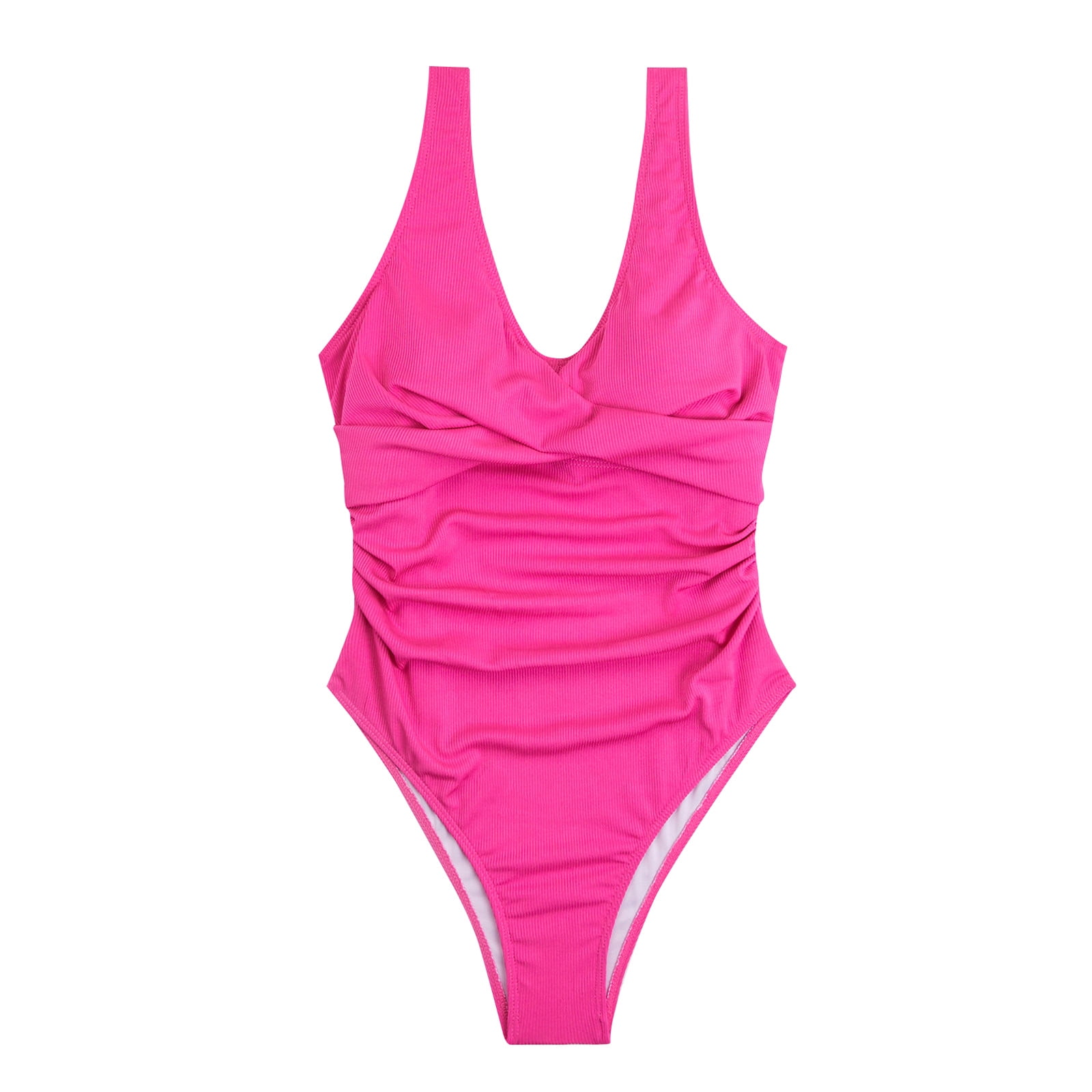 Knosfe Womens One Piece Swimsuit 2024 Tummy Control Wrap Twist Front