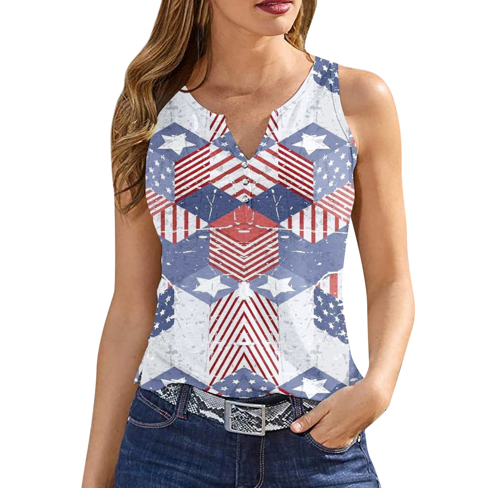 Fourth Of July Outfit Women Womens Tank Top, USA Eagle Tank, 4th Of ...