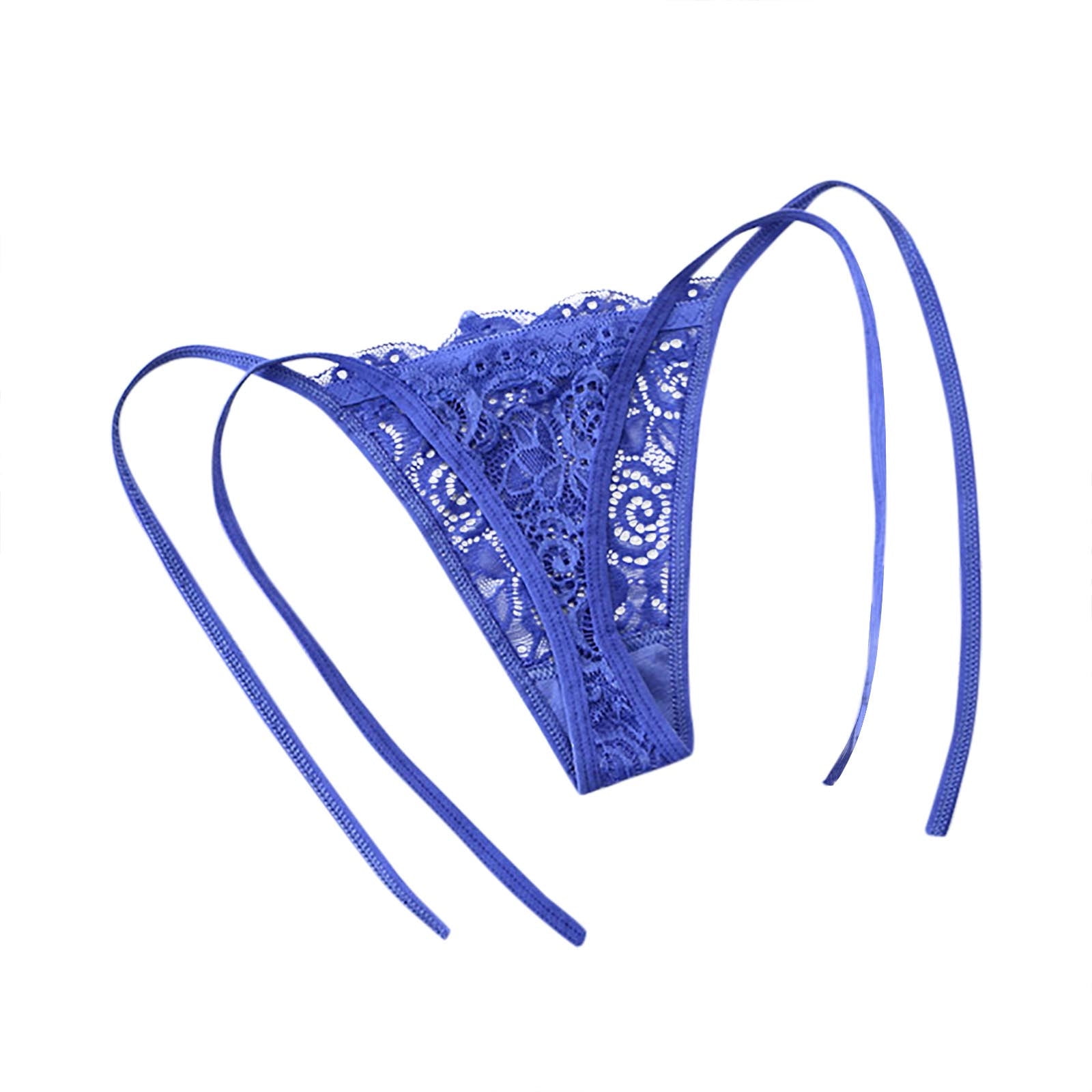 Knosfe Womens Seamless Thong Underwear Soft No Show String Sexy Women