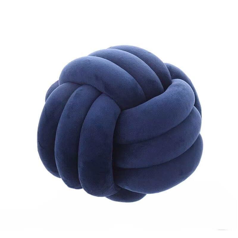 Knot Ball Pillows,Soft Round Knotted Pillow,Handmade Plush Throw ...