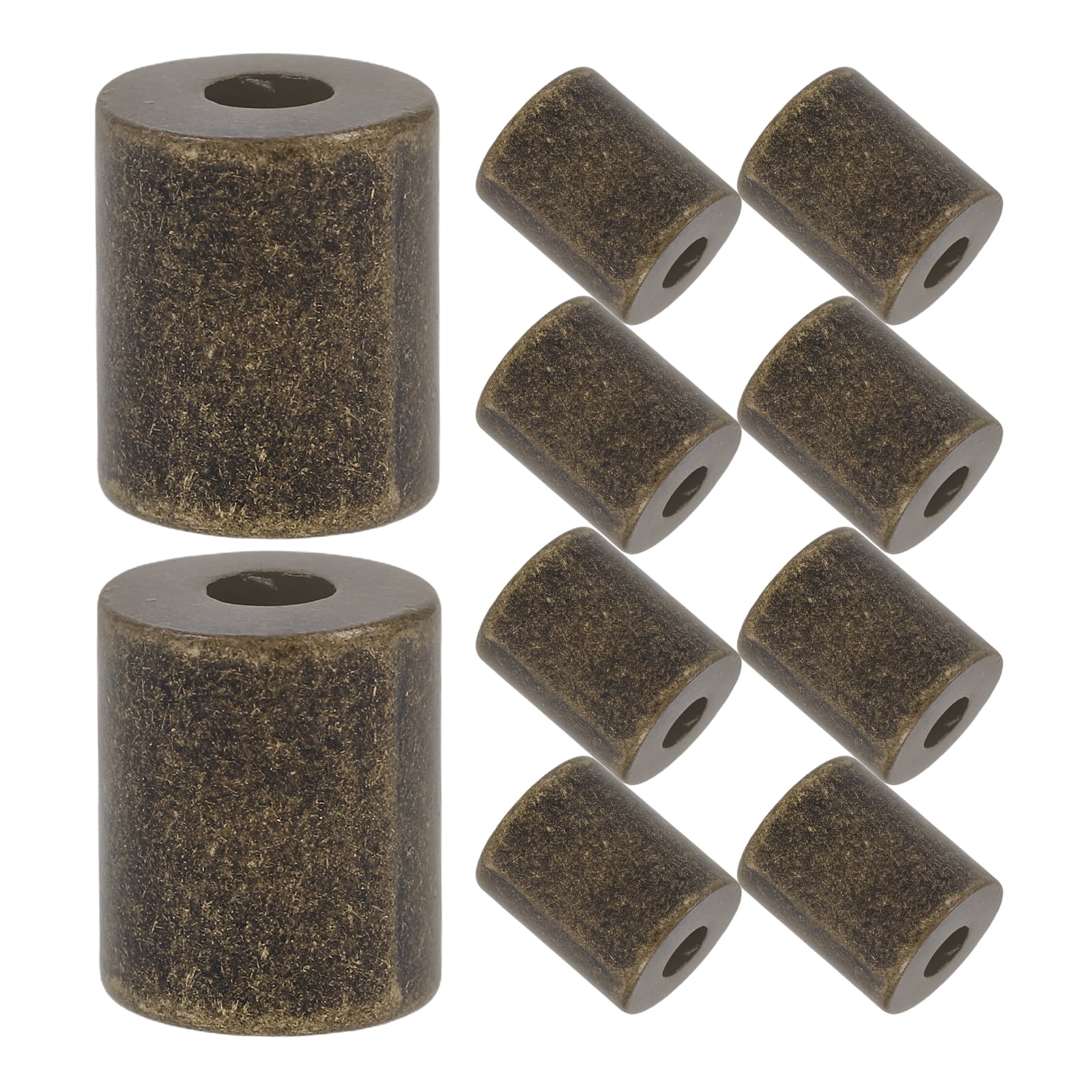 Knot Buckle,10Pcs Metal Cord Rope End Lock For Notebook Band String ...