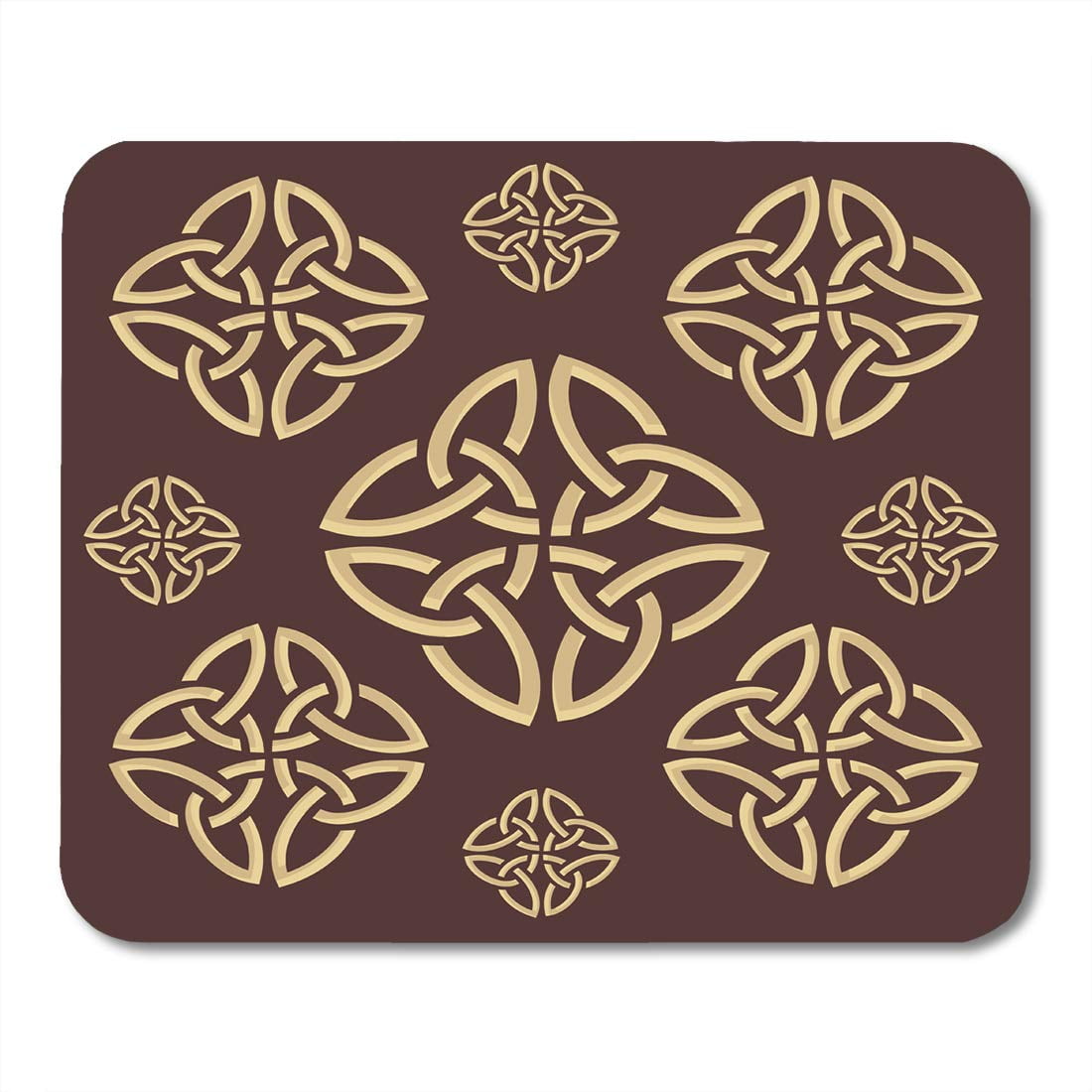 Knot Celtic Pattern Symbol Spiral Shape Floral Tribal Mousepad Mouse ...
