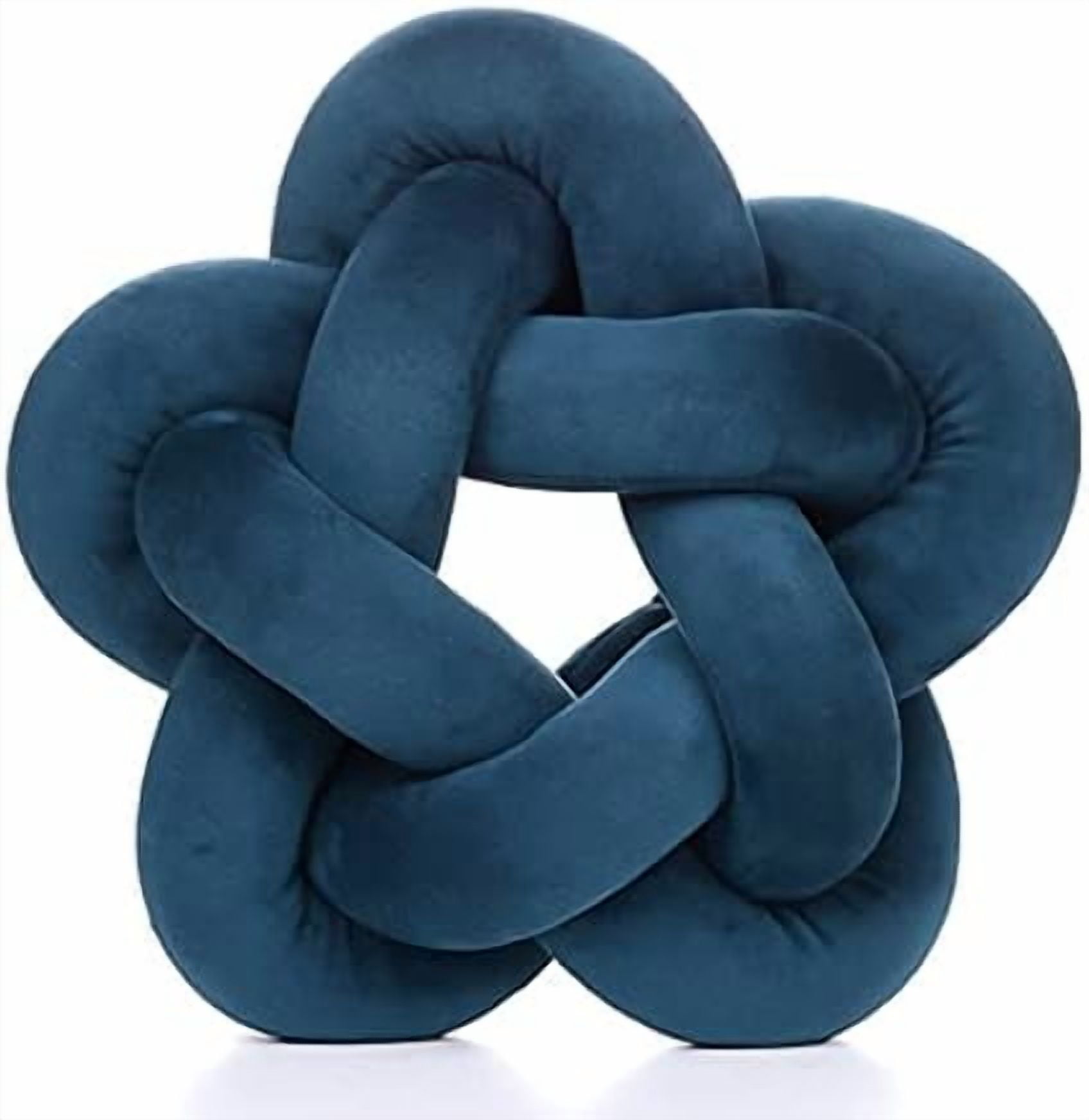 Knot Plush Throw Pillow Kids Handmade Knotted Star Pillow Soft Sofa ...