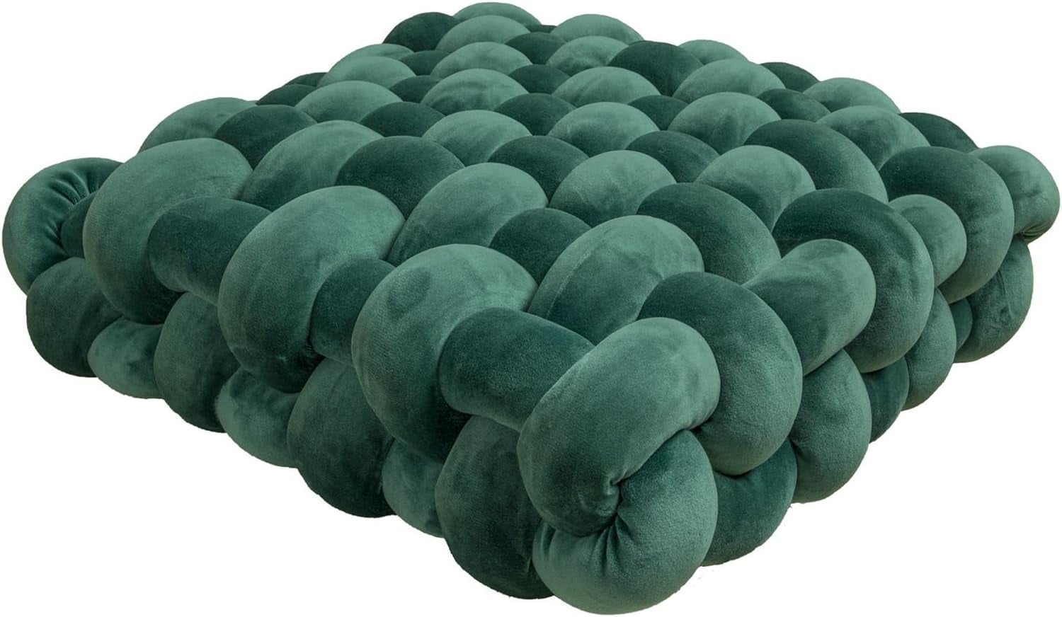 Knot Square Decorative Pillow Cushion Stylish Velvet Knotted Throw ...