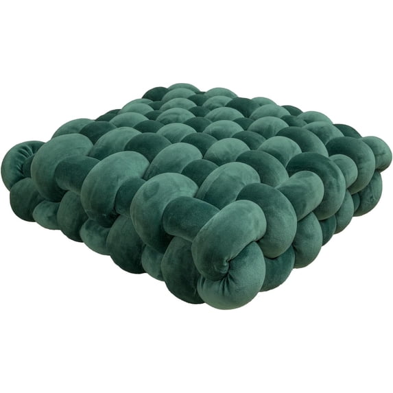 Knot Square Decorative Pillow Cushion Stylish Velvet Knotted Throw ...