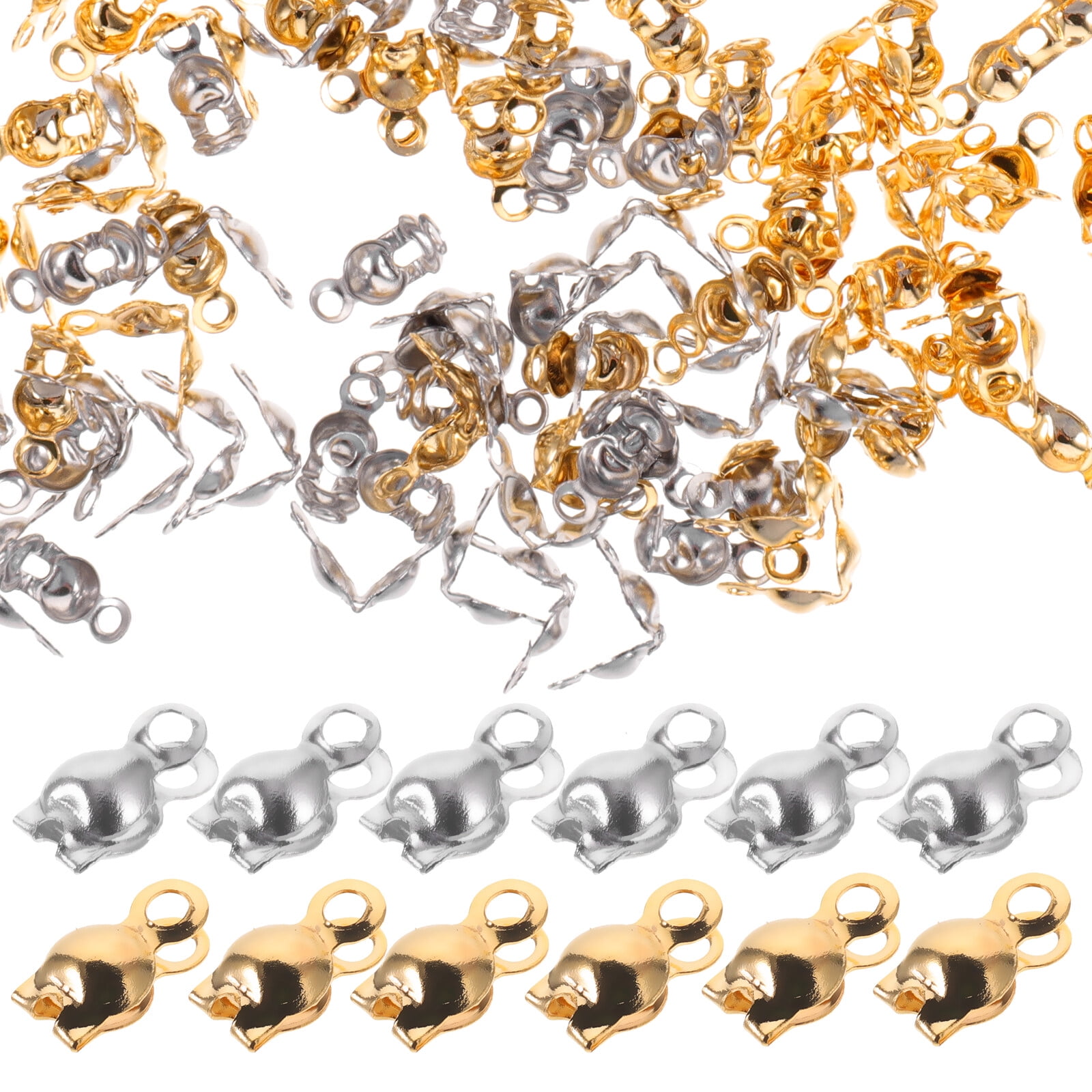 Knot covers for jewelry making 200pcs Jewelry Making Finding End Caps ...