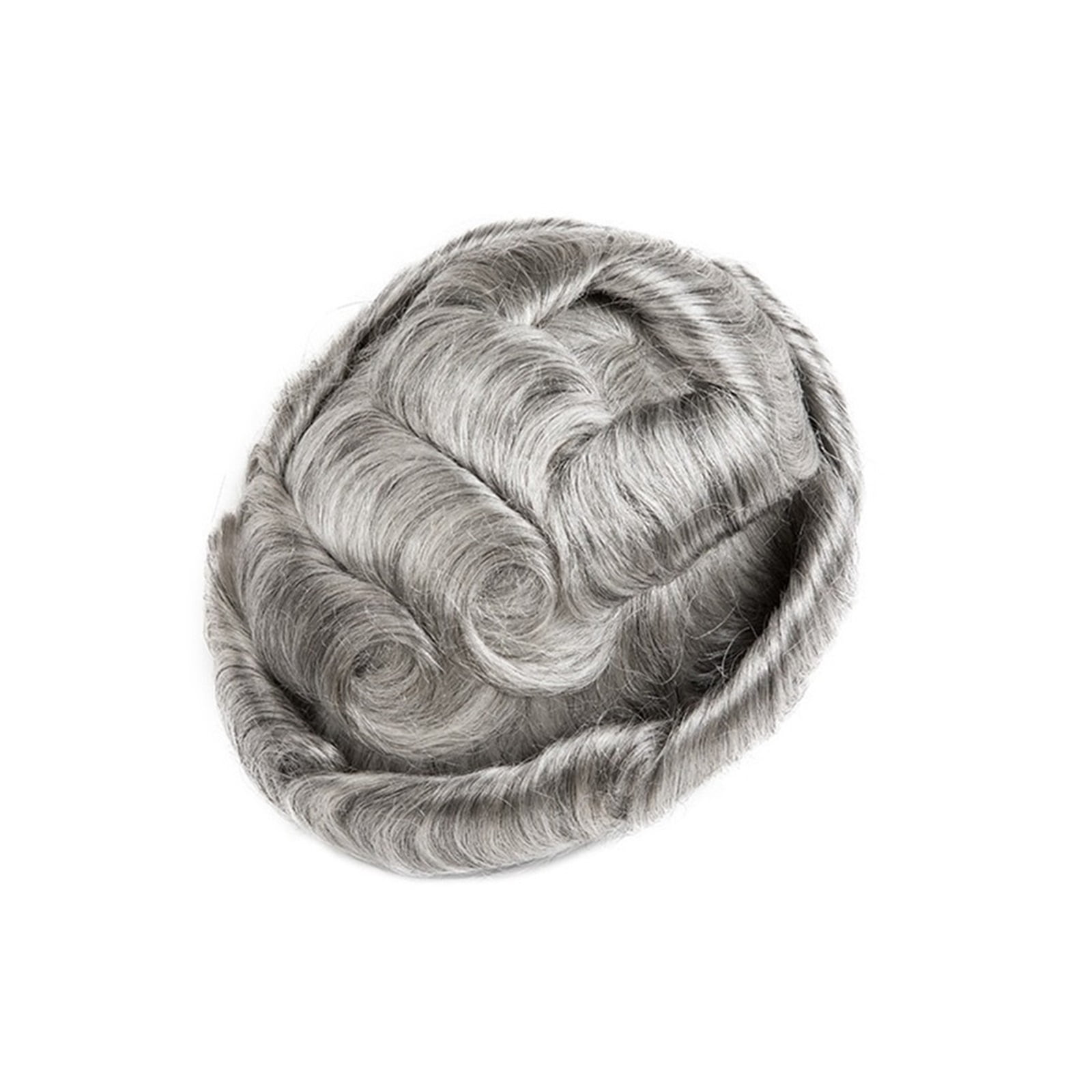Knotless Skin Toupee for Men Human Hair Male Capillary Prosthesis ...