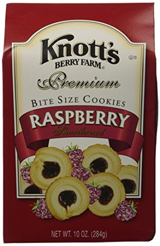 Knott's Berry Farm Premium Bite Sized Raspberry Shortbread Cookies Ten ...
