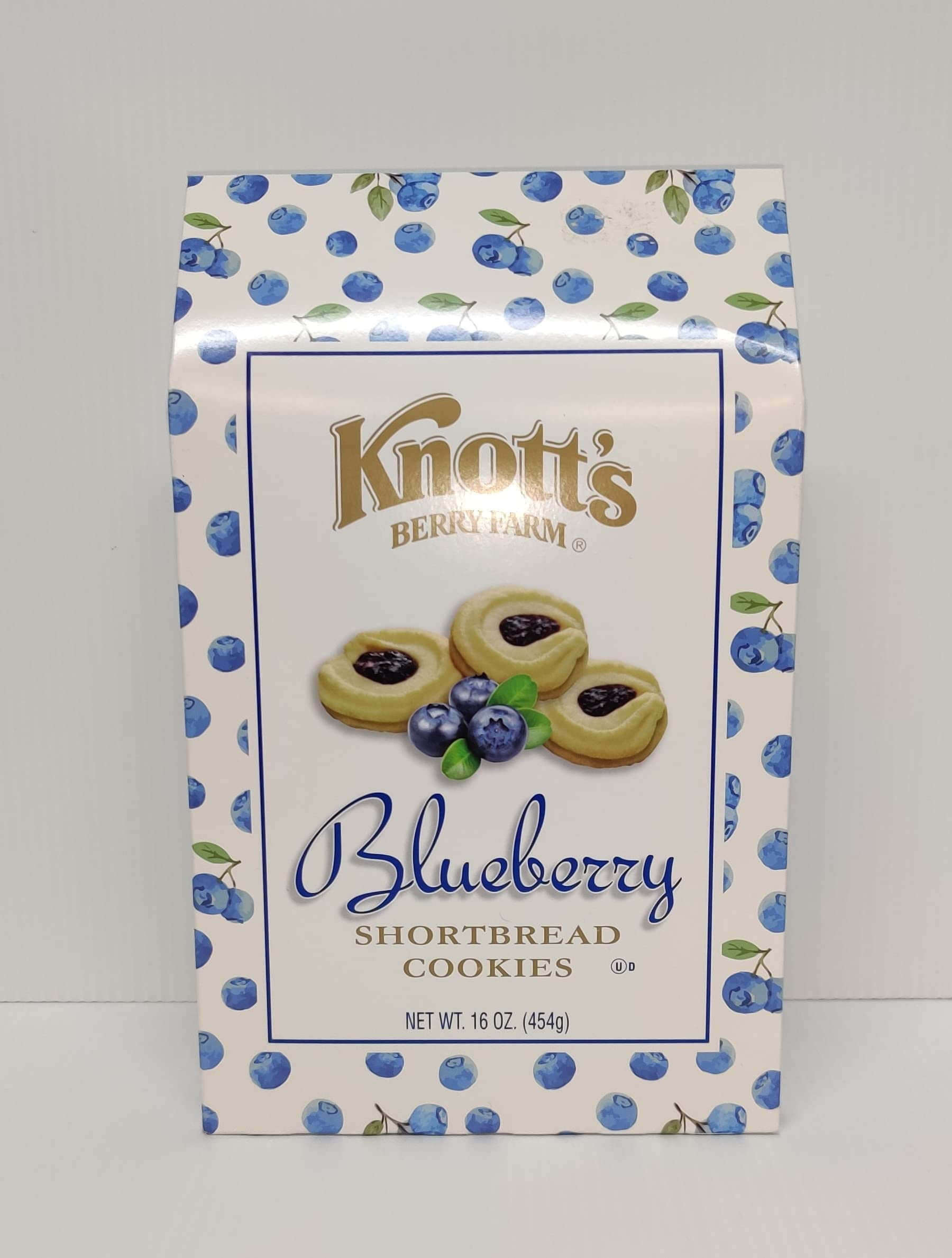 Knott's Berry Farm Shortbread Cookies (Blueberry, 16 oz) - Walmart.com