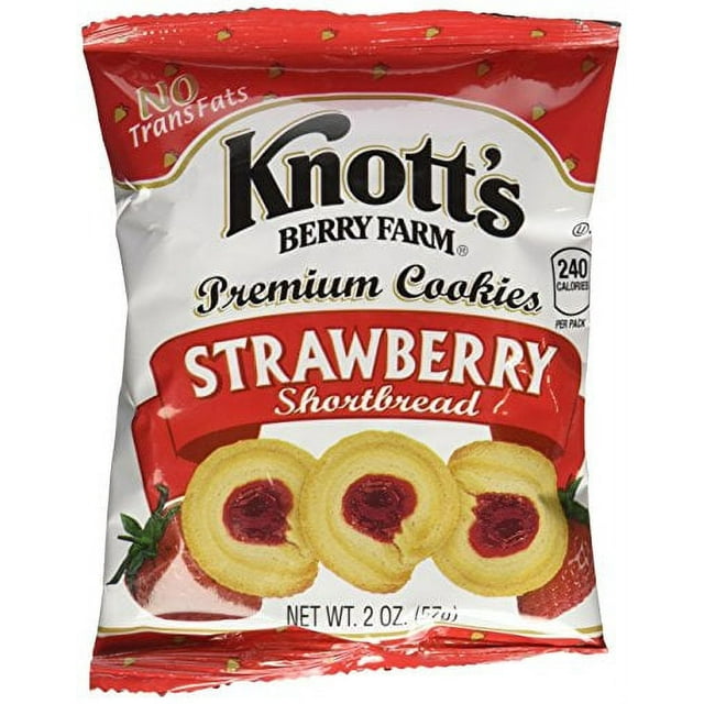 Knotts Berry Farm Strawberry Shortbread Cookies 24/2 Oz - Walmart.com