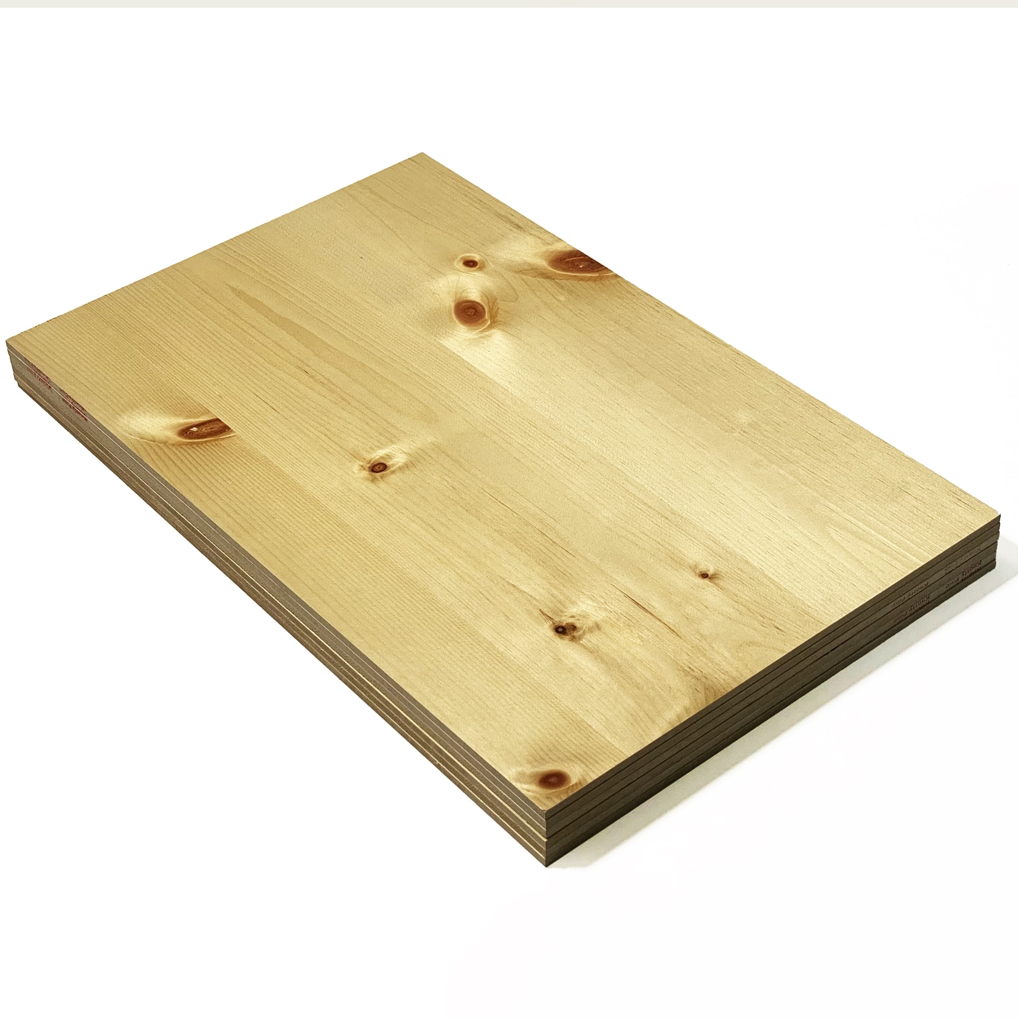 Knotty Pine | 3.9mm 1/8th inch, 12”x19” Premium Finished Two Sided with ...