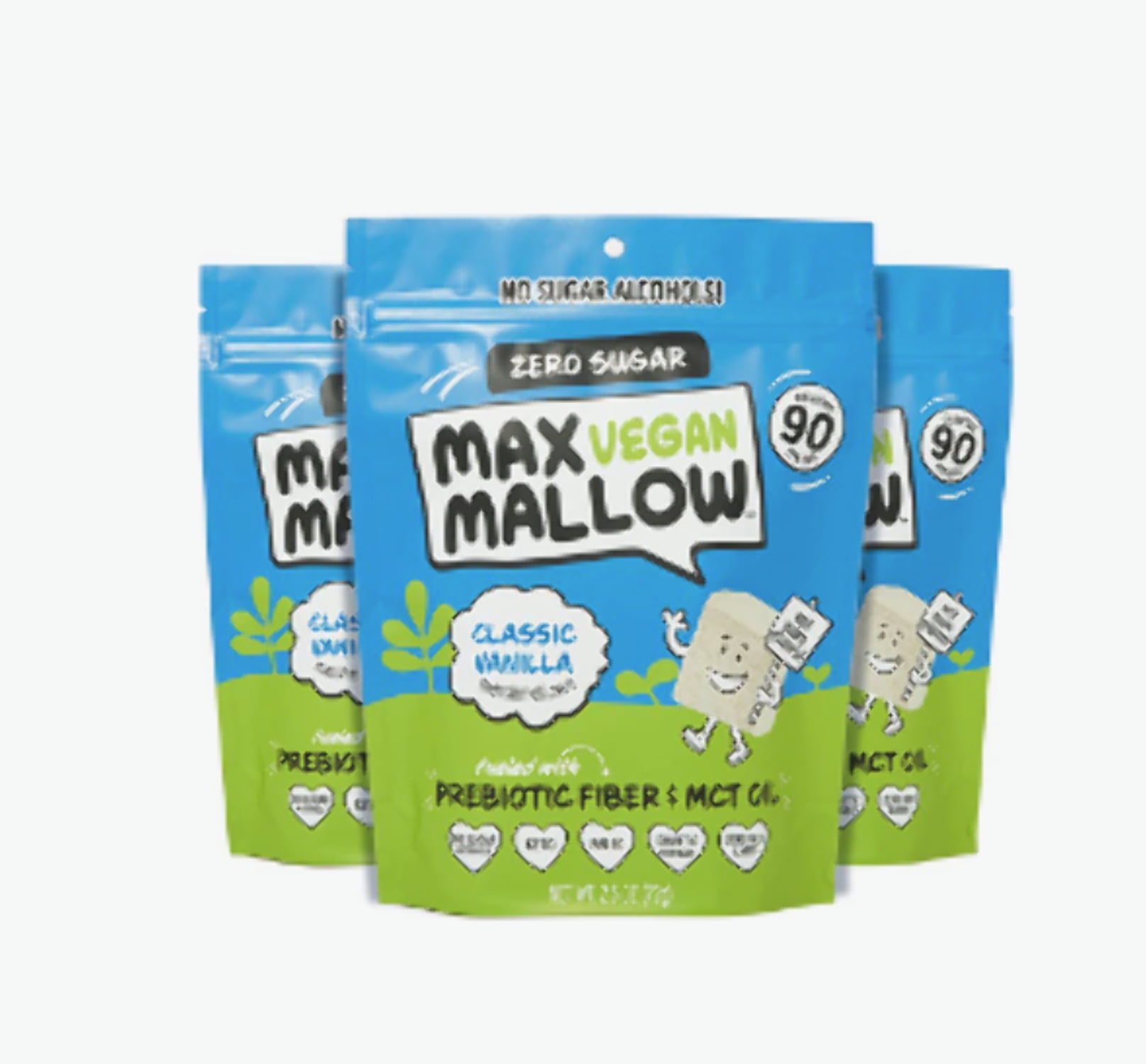 Know Brainer Max Mallow Vegan Marshmallows - [3 Pack - 2.5 OZ Each ...
