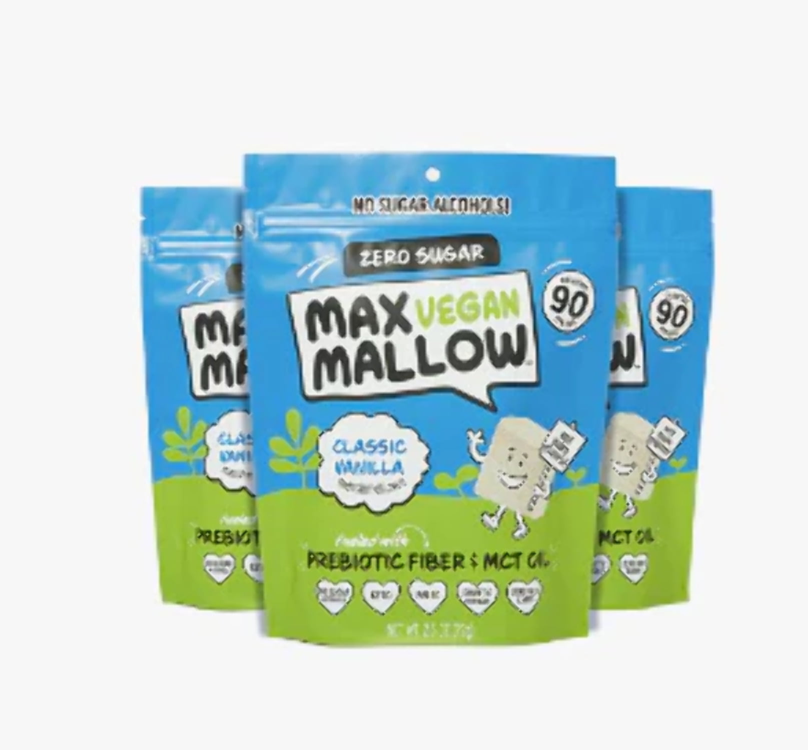 Know Brainer Max Mallow Vegan Marshmallows - [3 Pack - 2.5 OZ Each ...