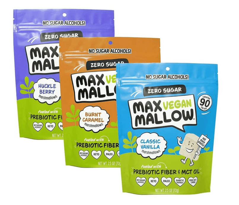 Know Brainer Max Mallow Vegan Marshmallows - [3 Pack - 2.5 OZ Each ...