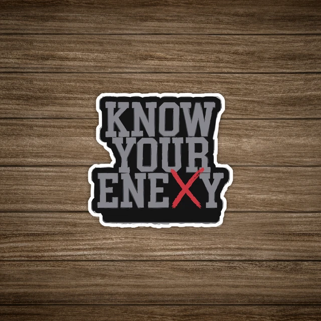 Know Your Enemy X - Punk Rock Politics Vinyl Sticker Decalphone Decal ...