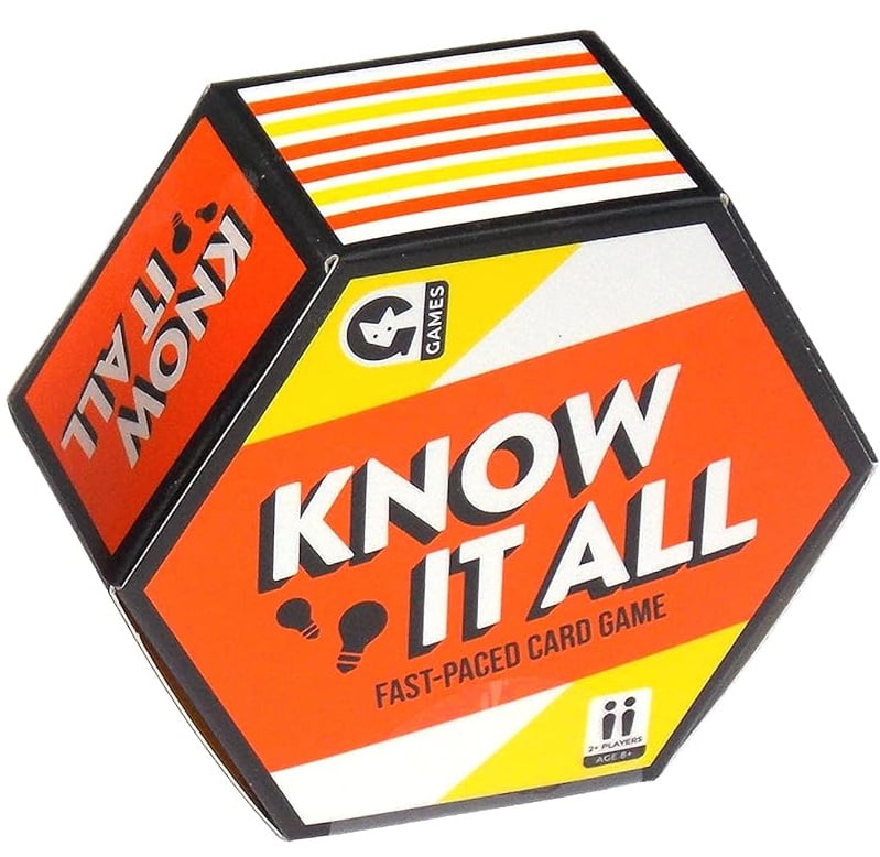 Know It All - Fast Paced Card Game - Walmart.com