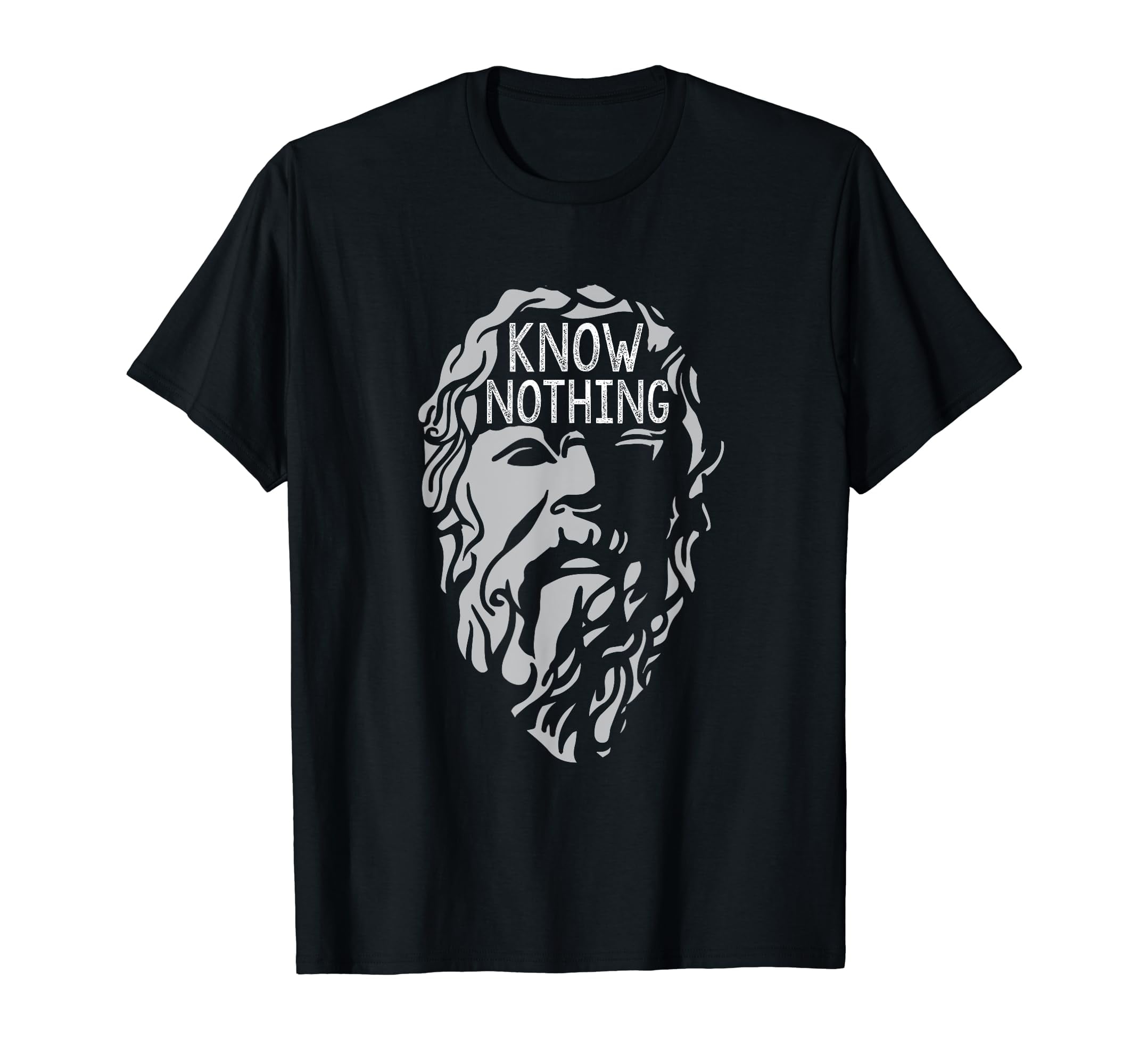 Know Nothing | Socrates Philosophy History Quote T-Shirt T-Shirt ...