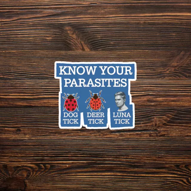 Know Your Parasites Entomology Dog Deer Bug Stickerphone Decal Water ...