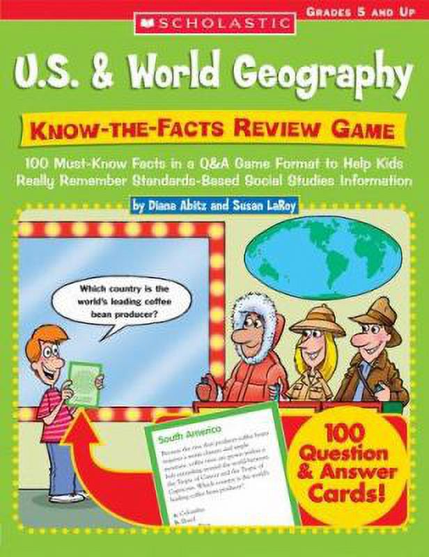 Pre-Owned Know-The-Facts Review Game: 100 Must-Know Facts in A Q&A Game ...