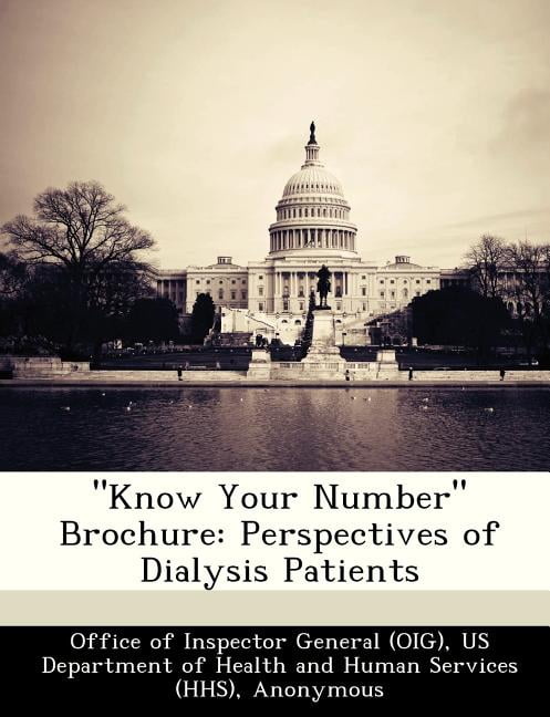 "Know Your Number" Brochure : Perspectives of Dialysis Patients ...