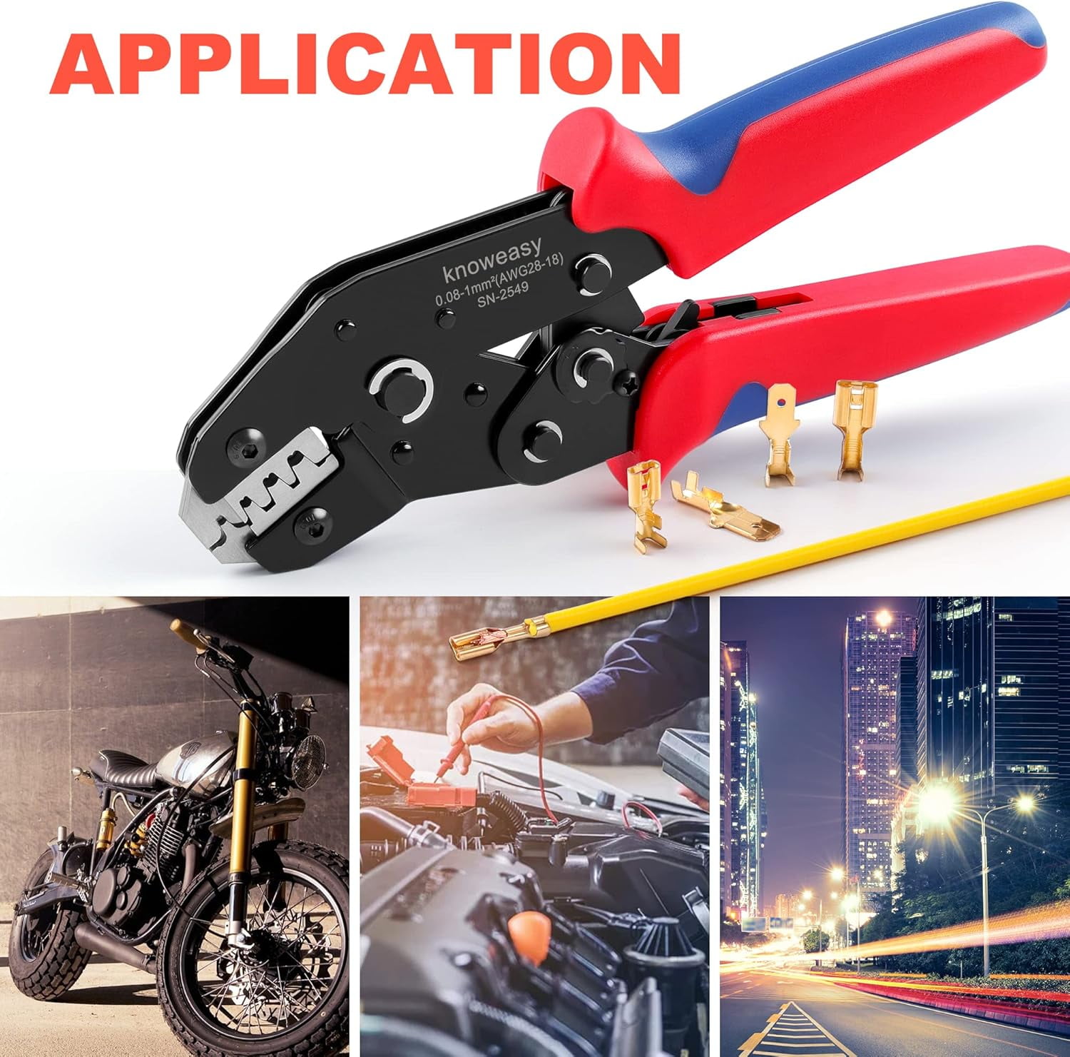 Knoweasy JST Crimper and Molex Crimper Compatible with JST, Dupont ...