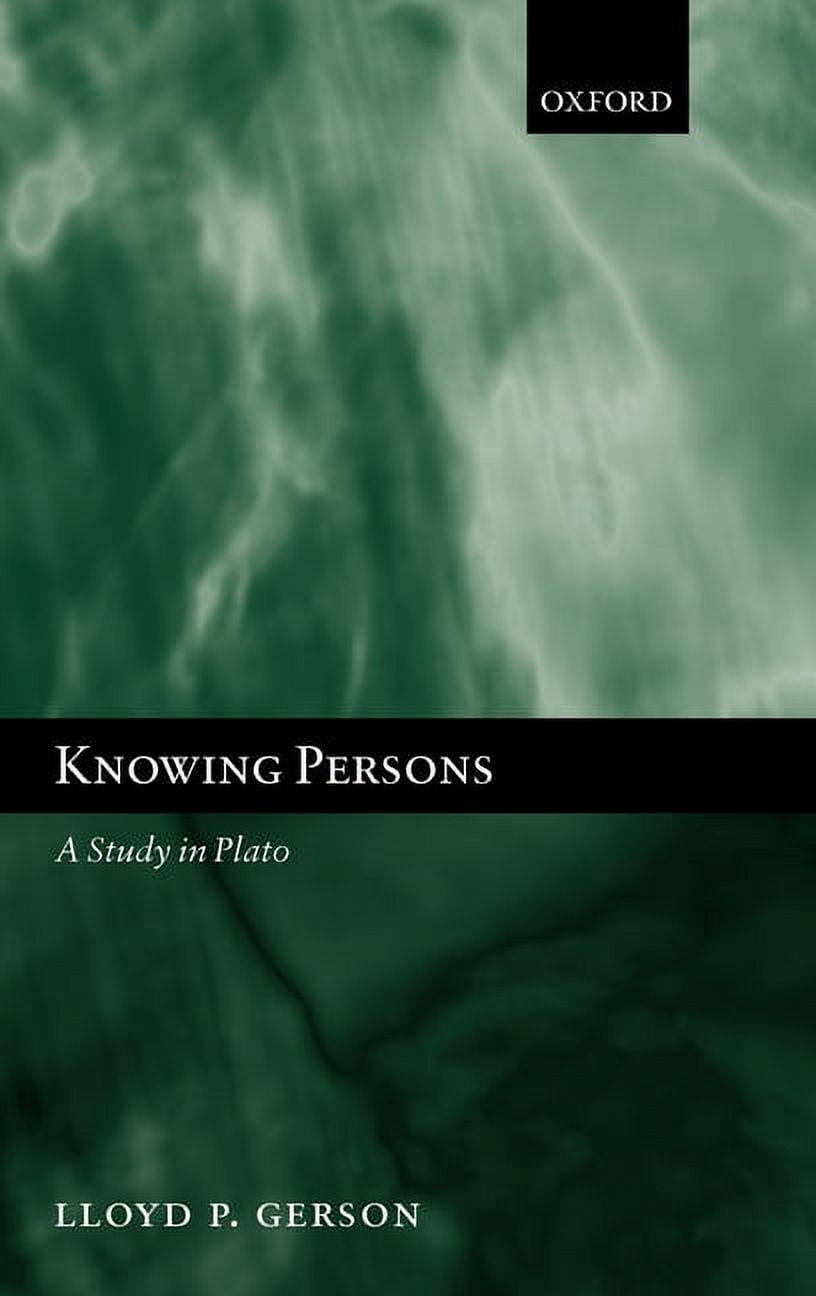 Knowing Persons: A Study in Plato, (Hardcover) - Walmart Business Supplies