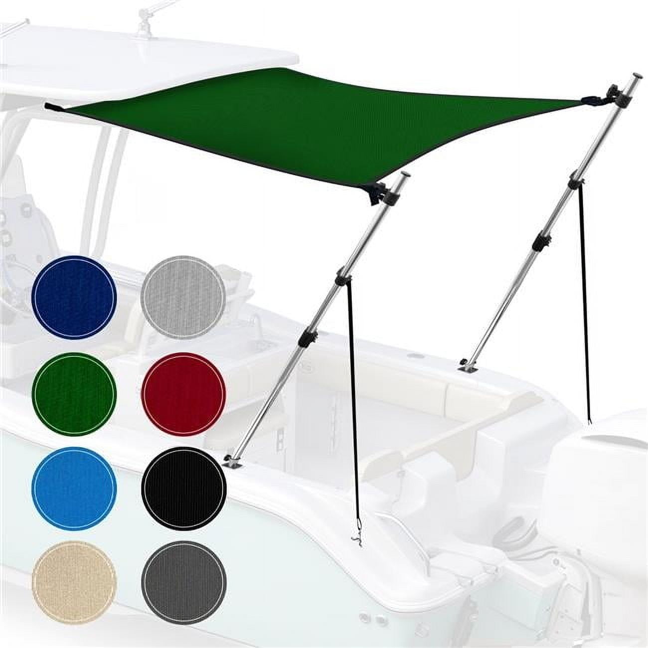 Knox 4EXGRN 67 x 82 in. Universal T-Top Shade Extension for Bimini Tops ...