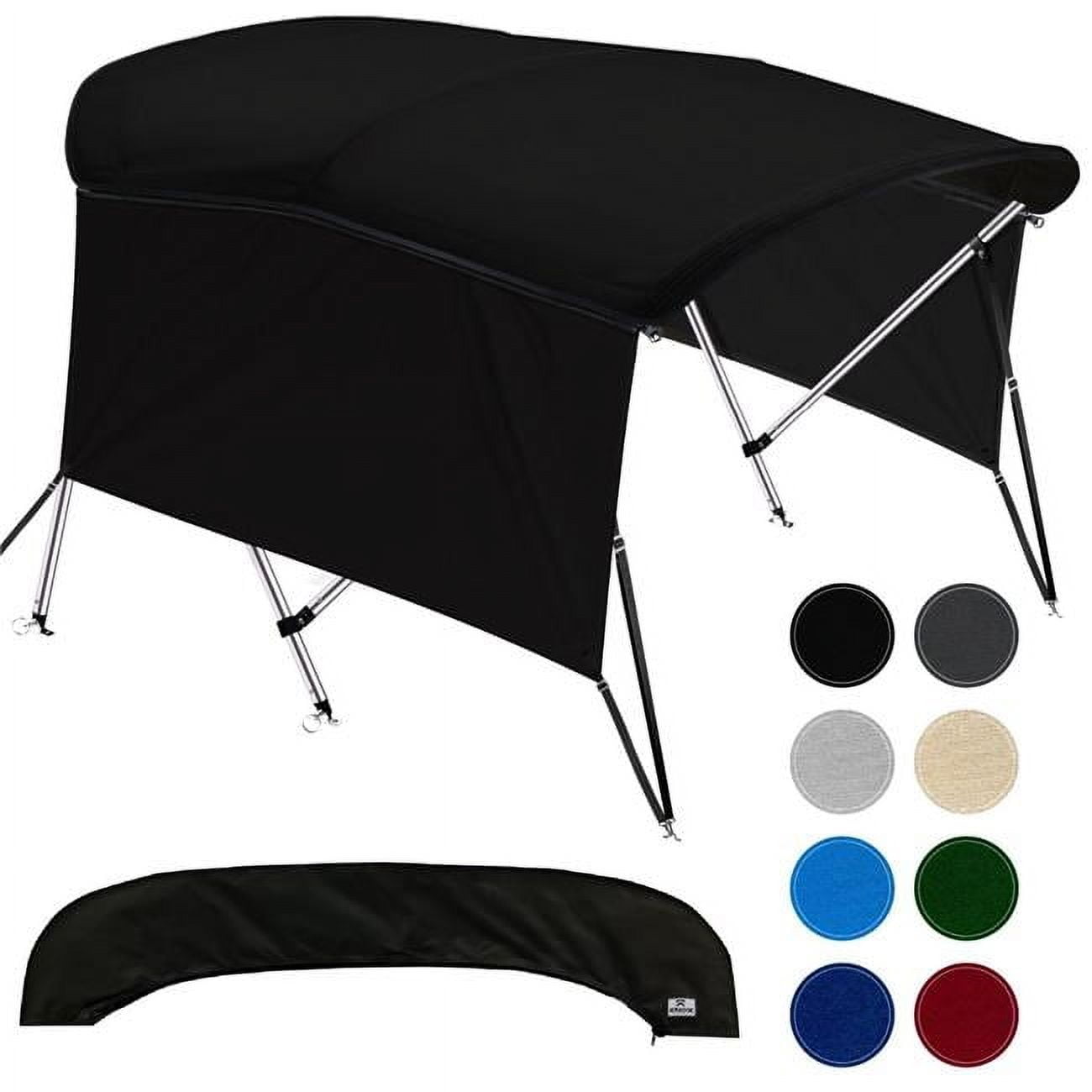 Knox B30-T30C-C3 54-60 in. Universal 3 Bow Bimini Tops for Boats with ...