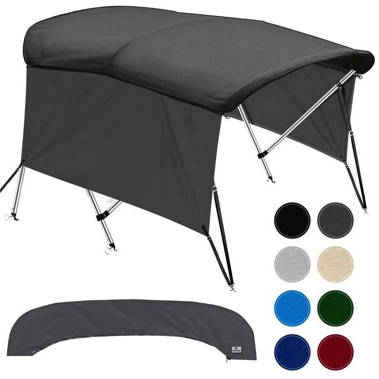 Knox B31-T31A-A3 61-66 in. Universal 3 Bow Bimini Tops for Boats with ...