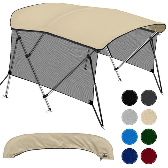 Knox B32-T32E-Z3 67-72 in. Universal 3 Bow Bimini Tops for Boats with ...