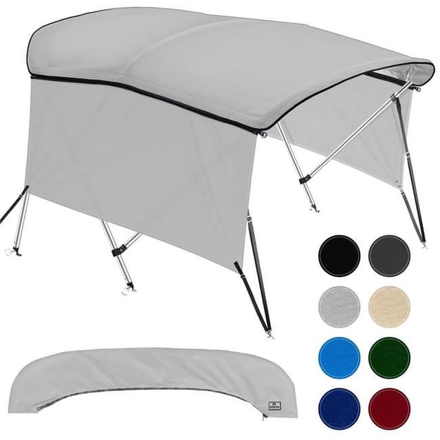Knox B35-T35F-F3 85-90 in. Universal 3 Bow Bimini Tops for Boats with ...