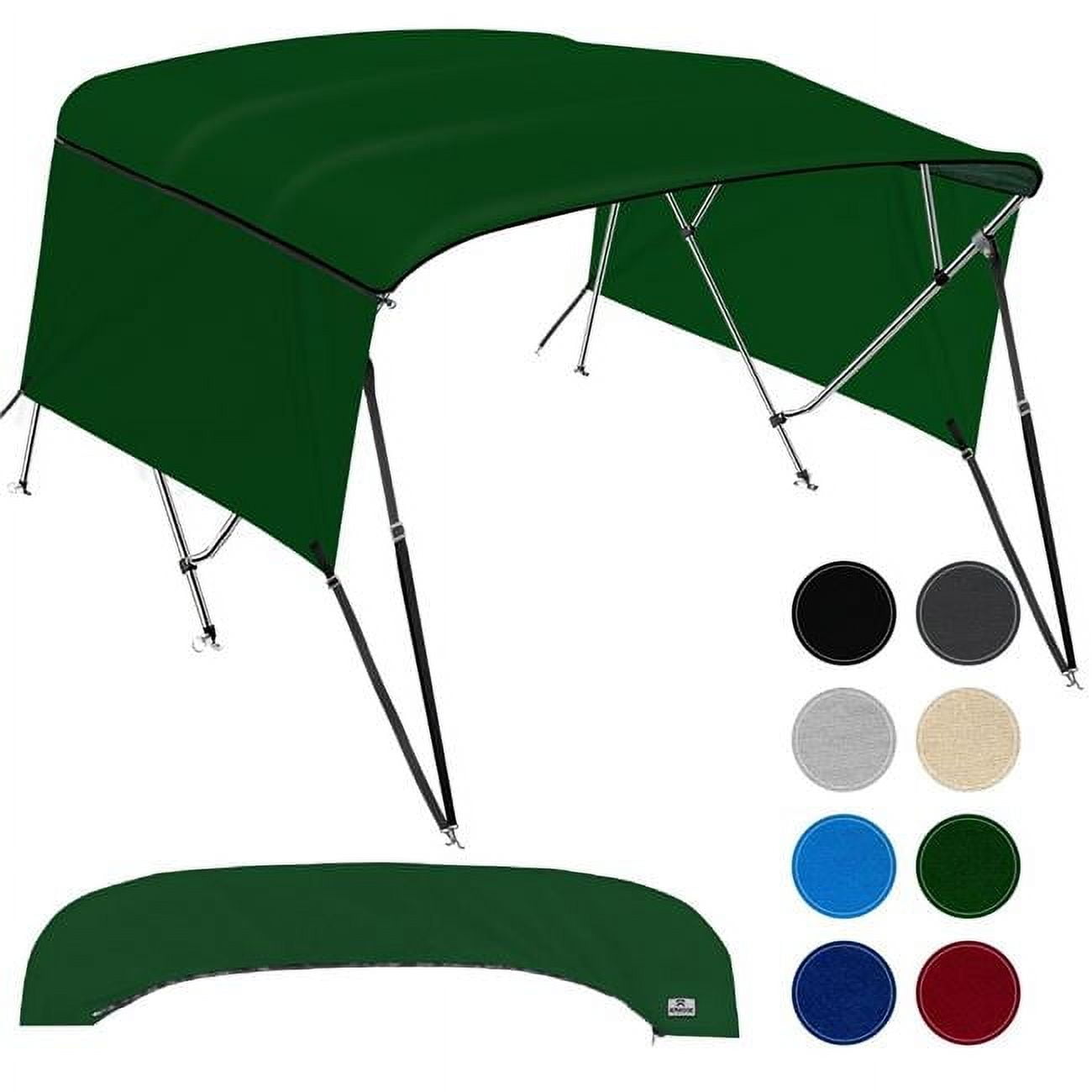 Knox B44-T44H-H4 79-84 in. Universal 4 Bow Bimini Tops with Detachable ...