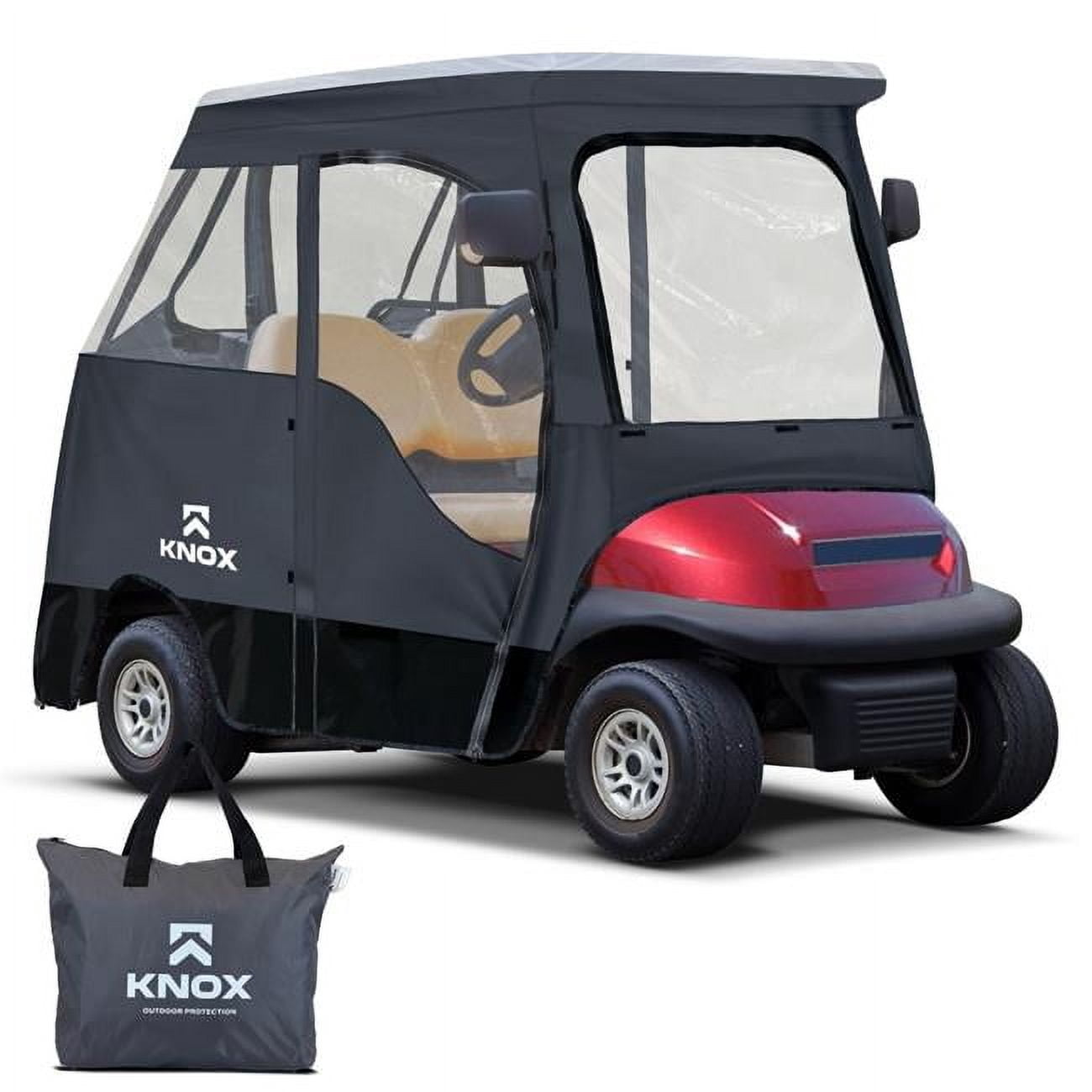 KNOX 2 Passenger Golf Cart Enclosure, 59", 600D, Waterproof, Compatible ...