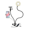 Knox Gear Selfie Ring Light Stand with Cell Phone Holder and Webcam ...