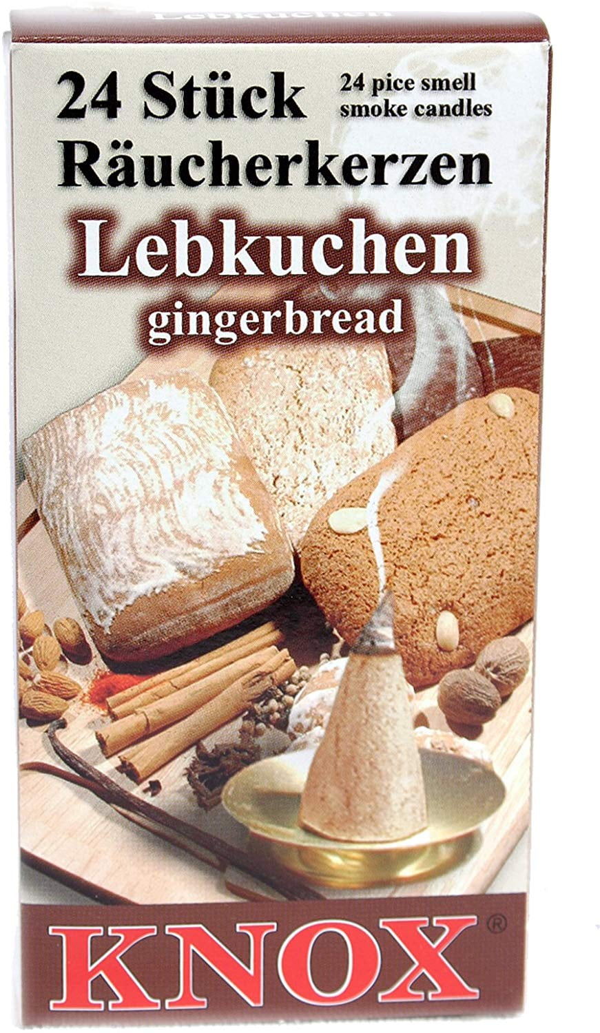Knox Gingerbread Scent German Incense Cones Made Germany for Christmas ...