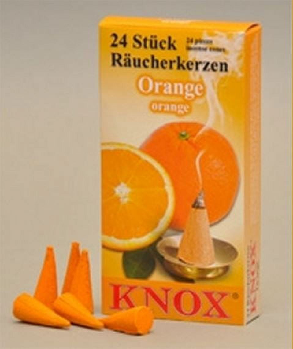 Knox Orange Scent German Incense Cones Made in Germany for Christmas ...
