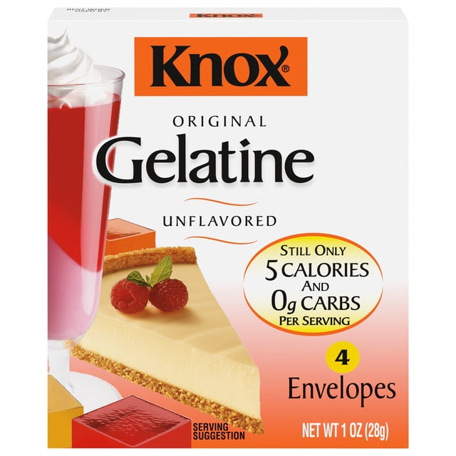 Knox Gelatin Packets - Gelatin snack inventory for retail - Walmart ...