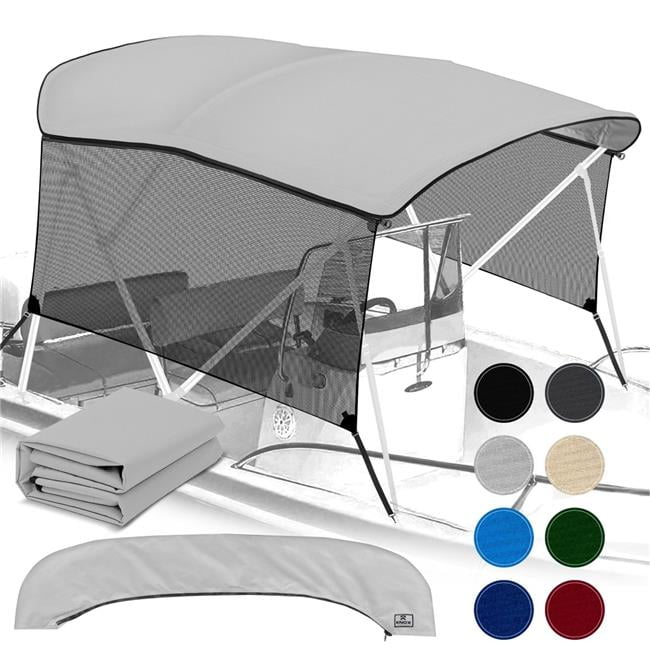 Knox T30F-Z3 54-60 in. Universal 3 Bow Bimini Top with Storage Boot for ...