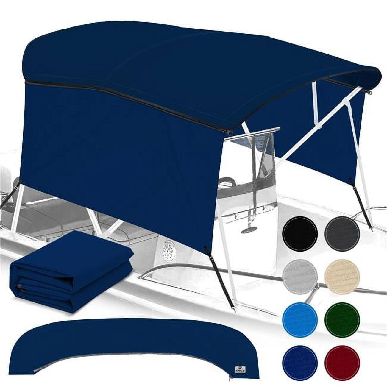 Knox T42G-G4 67-72 in. Universal 4 Bow Bimini Top Replacement Canvas ...