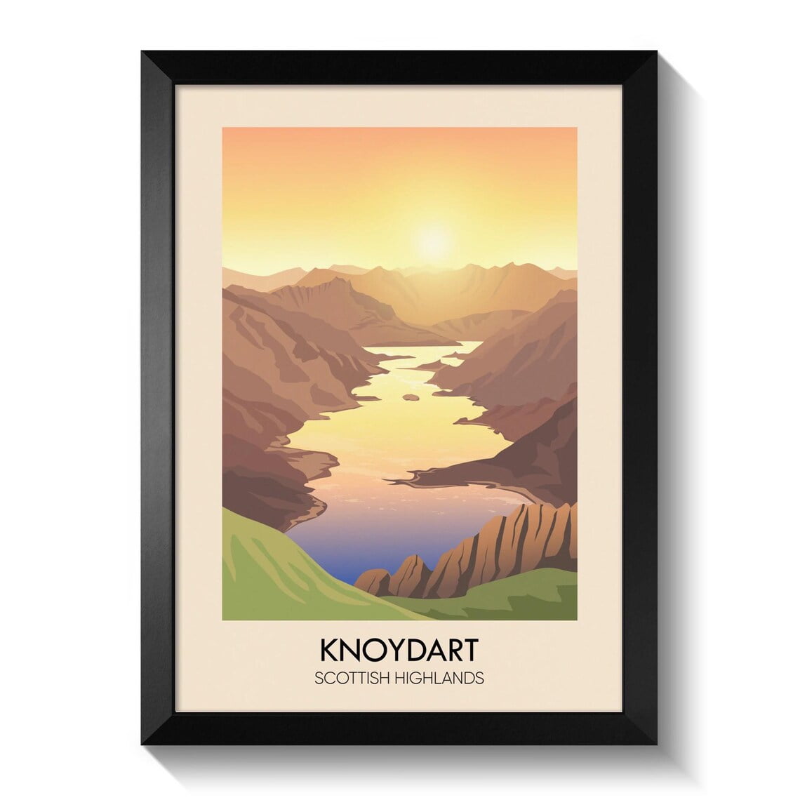 Knoydart Scotland Poster - Scottish Highlands Wall Art Print, Wild ...