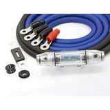 4 Gauge Amp Wiring Kit KnuKonceptz KCA 1/0 Gauge Complete 2 Channel ...
