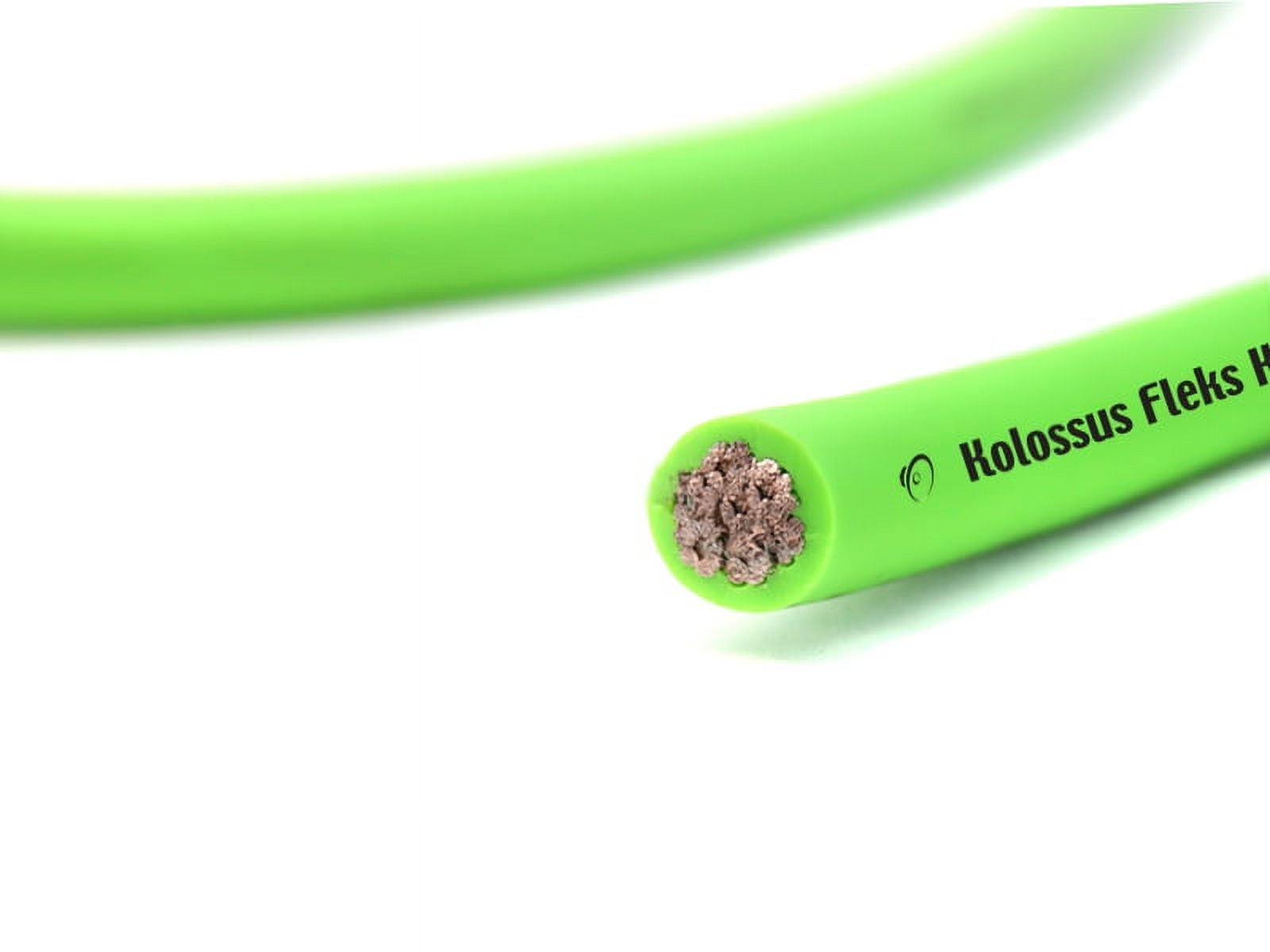 KnuKonceptz Kolossus Kandy OFC 1/0 Neon Green Power Wire / Ground Wire ...