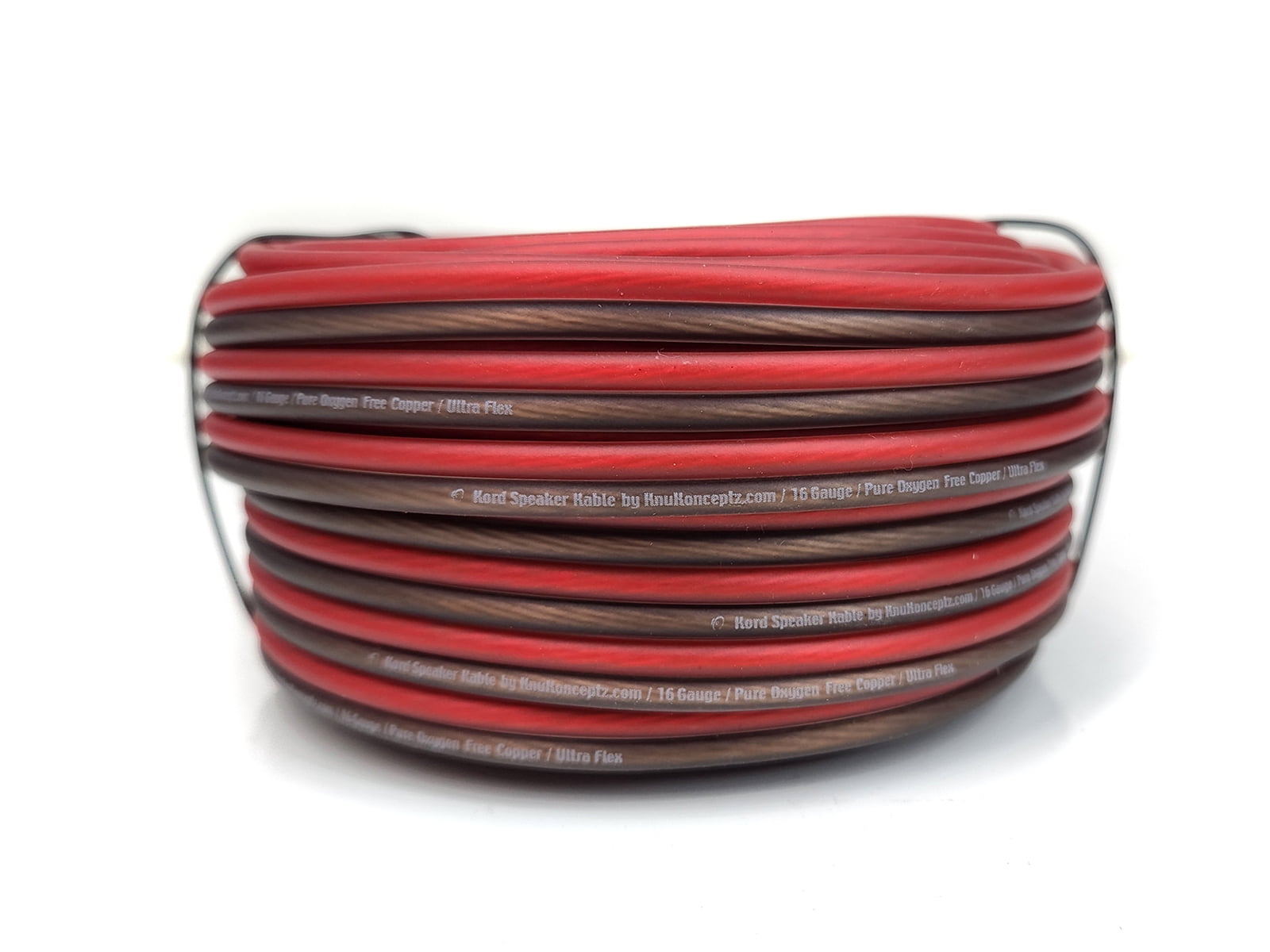 KnuKonceptz Kord Speaker Kable 16 Gauge Oxygen Free Copper Speaker Wire ...