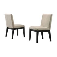 Duhome Upholstered Dining Chair Spindle Spool Accent Chair Linen Fabric ...