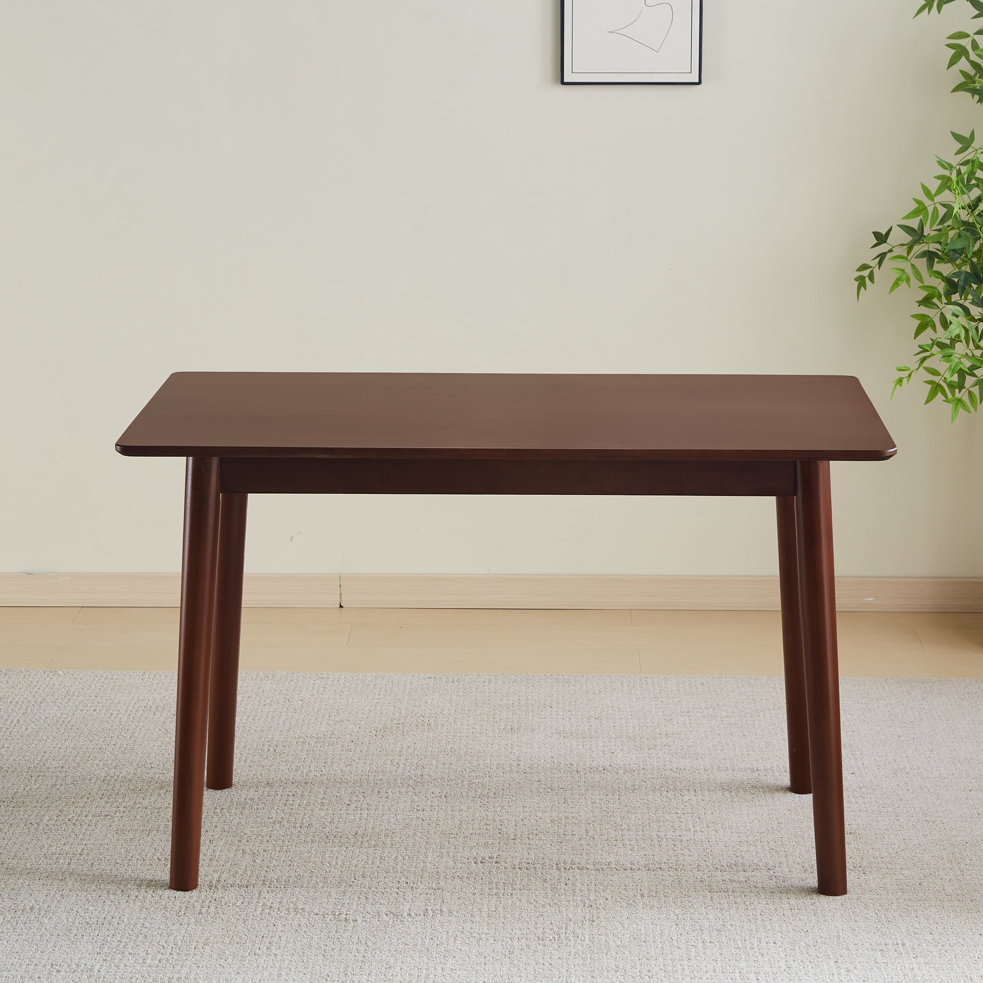 Knubmt 47 inch Rectangle Dining Table Wood Kitchen Desk for Living Room ...