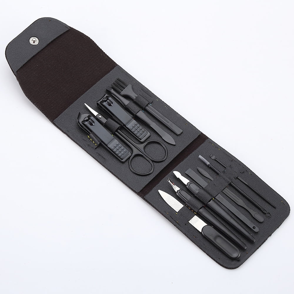 Knubmt Pack of 12 Nail Care Tools Set Stainless Steel Nail Clipper ...