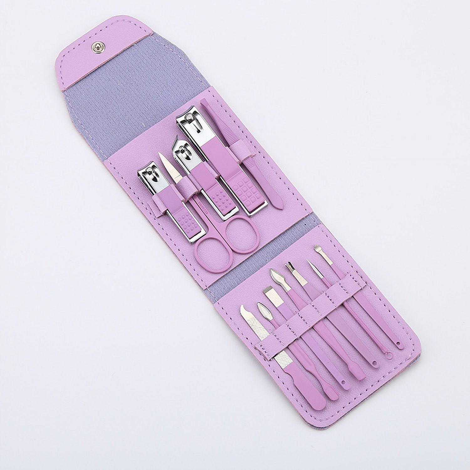 Knubmt Pack of 12 Nail Care Tools Set Stainless Steel Nail Clipper ...