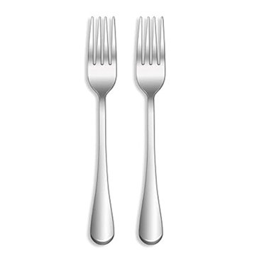 Generic 12 Piece Everyday Stainless Steel Silverware Forks, Heavy Duty ...