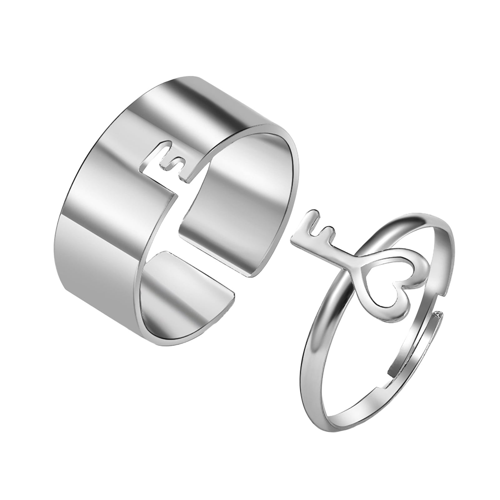 Knuckle Rings Set For Women Teen Girls Chain Stacking Ring Rings Size ...